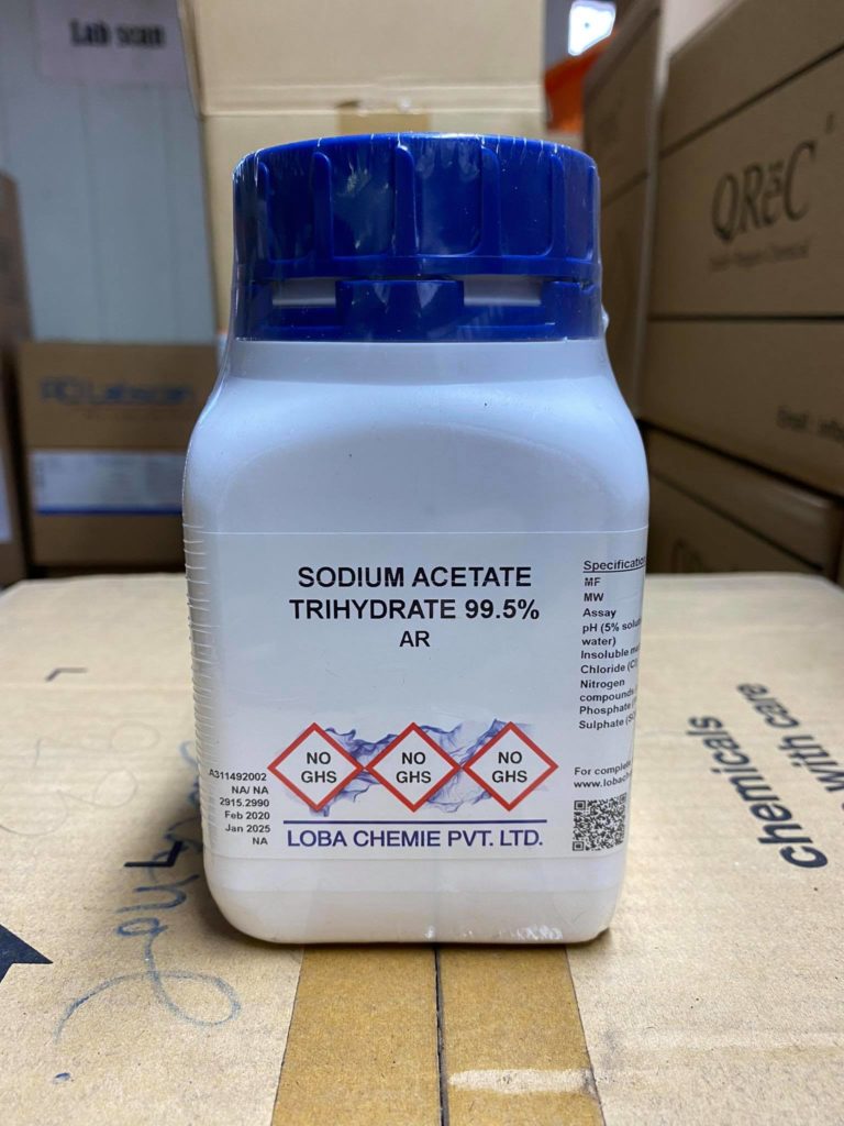 ( COD: 319780500 ) SODIUM ACETATE TRIHYDRATE - GS Lab